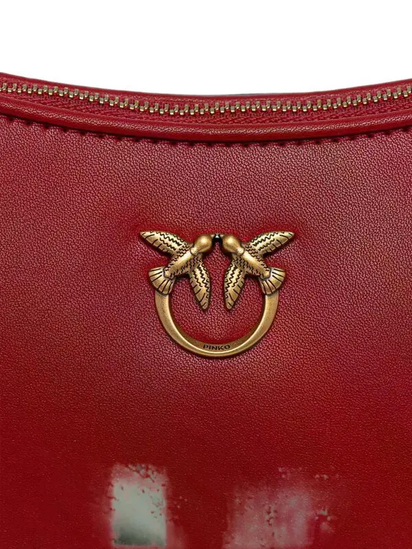 Pinko Half Moon Simply Love Leather Tote Bag