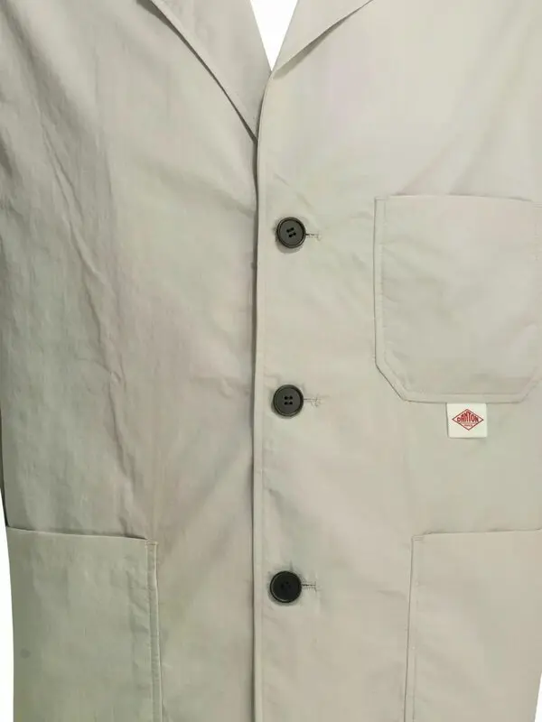 DANTON Logo-patch Button-down Jacket