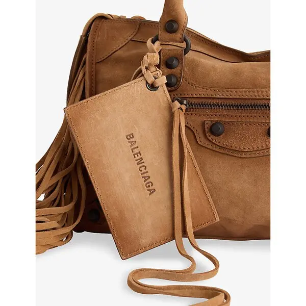 Balenciaga Le City Leather Top-handle Bag - Camel