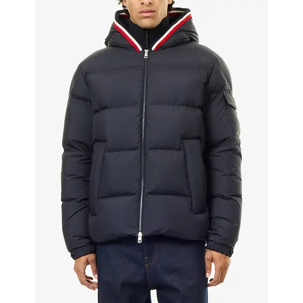 Moncler Lacfroid Hooded Short Down Jacket