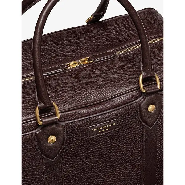 ASPINAL OF LONDON Heritage 36-hour Leather Holdall Bag