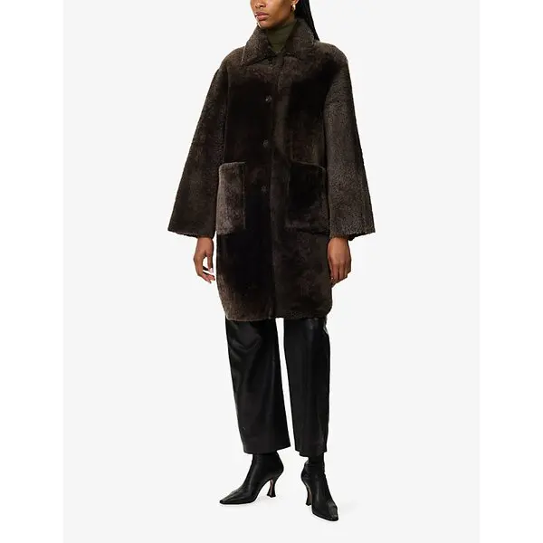 ARMA Zoey Leather Shearling Jacket