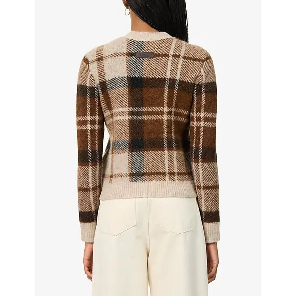 Barbour Glendyn Tartan Knitted Jumper