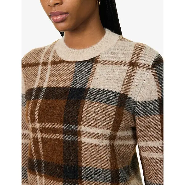 Barbour Glendyn Tartan Knitted Jumper