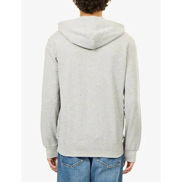 Play Comme Des Garcon Heart-appliquéd Cotton Hoody