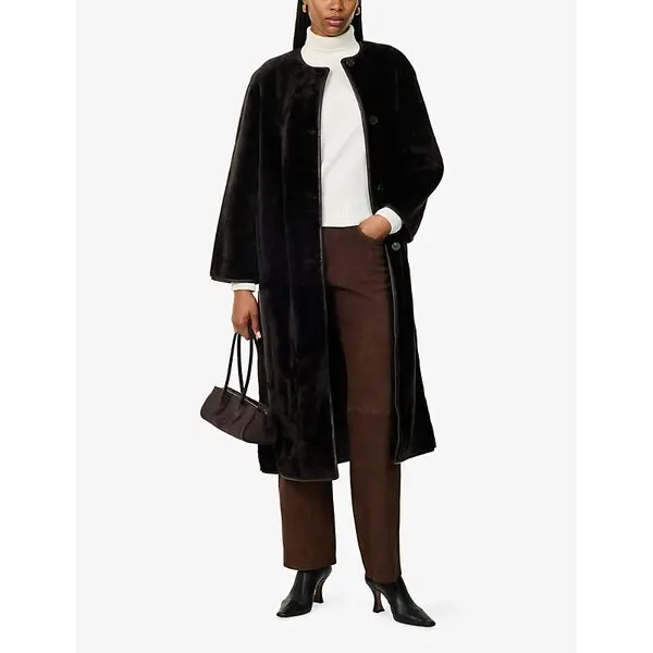 ARMA Rilana Isabella Leather Shearling Jacket