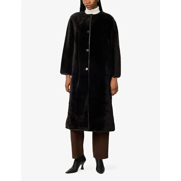ARMA Rilana Isabella Leather Shearling Jacket