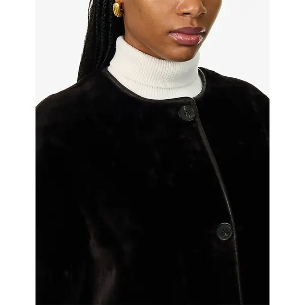 ARMA Rilana Isabella Leather Shearling Jacket