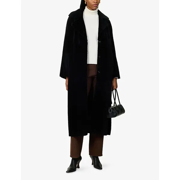 ARMA Rien Leather Shearling Coat