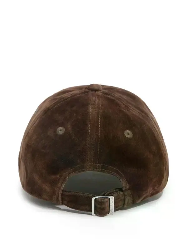 Bimba Y Lola Khaki Flocked Fabric Cap