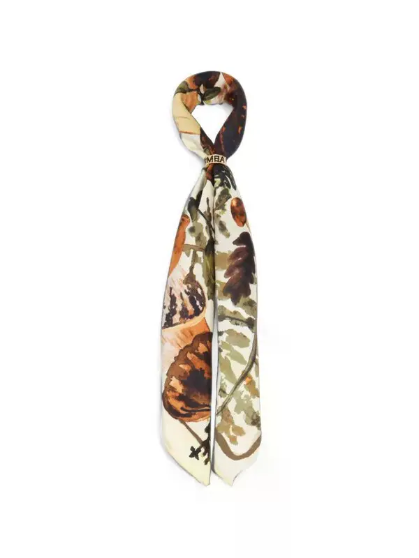 Bimba Y Lola Mushroom Still Life Scarf Charm - Neutrals