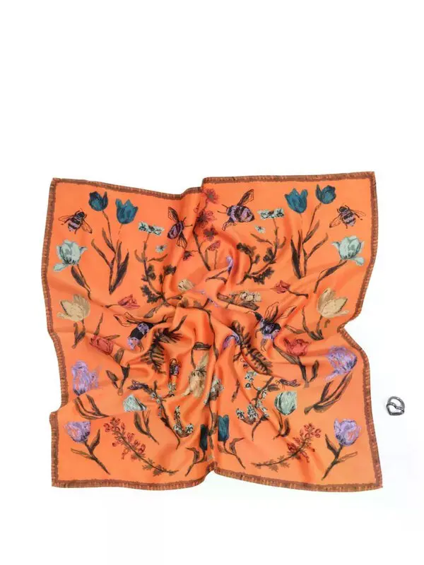 Bimba Y Lola Flowers And Bees Scarf Charm