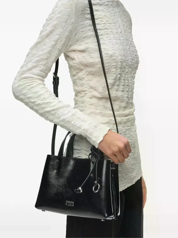 Bimba Y Lola Small Chihuahua Tote Bag Leather