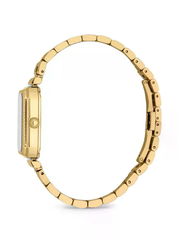 Roberto Cavalli Octagonal Textured-bezel 23mm Watch