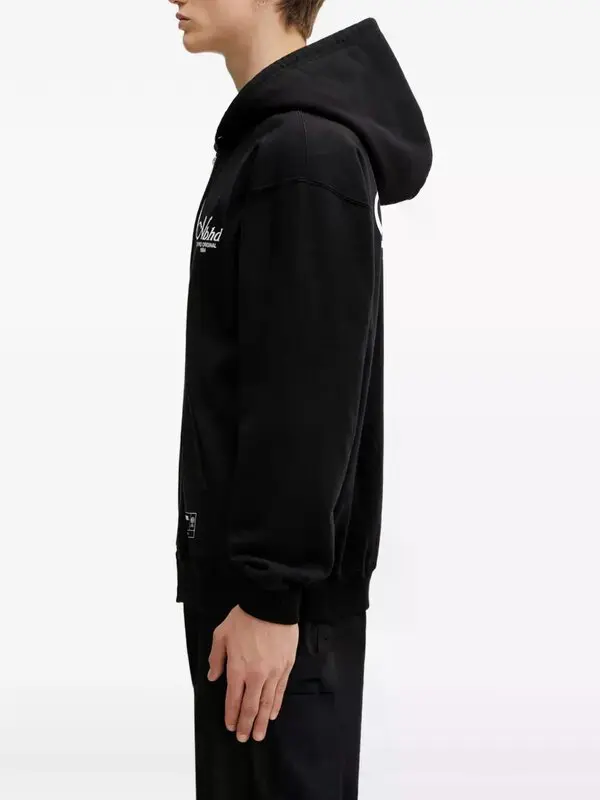 NEIGHBORHOOD Logo-print Zip-up Hoodie