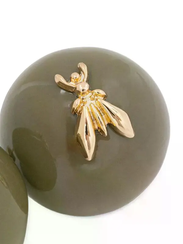 Patrizia Pepe Fly-plaque Round Stud Earrings