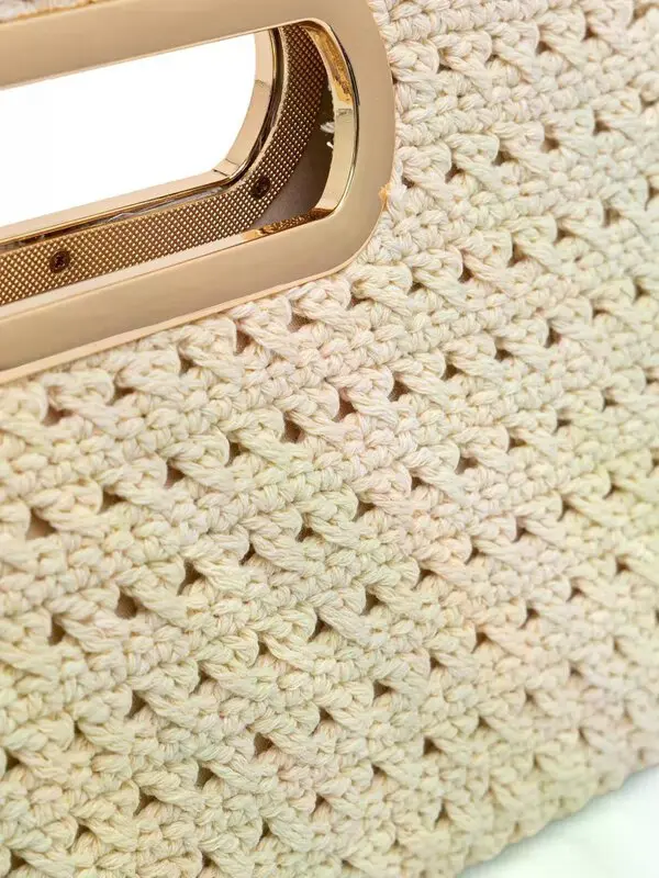 MORGAN Crochet Cut-out Clutch Bag