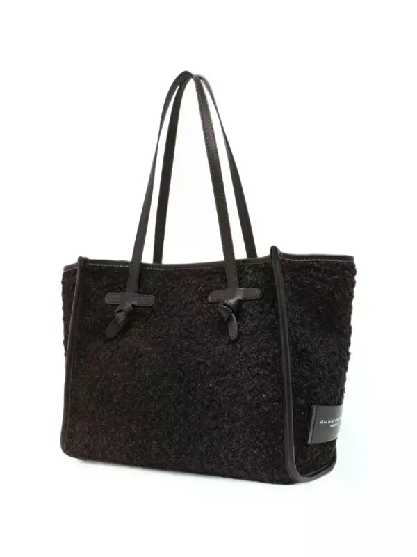 GIANNI CHIARINI Medium Marcella Leather-trim Tote Bag