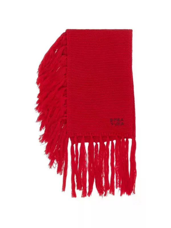 Bimba Y Lola Knit Scarf - Red