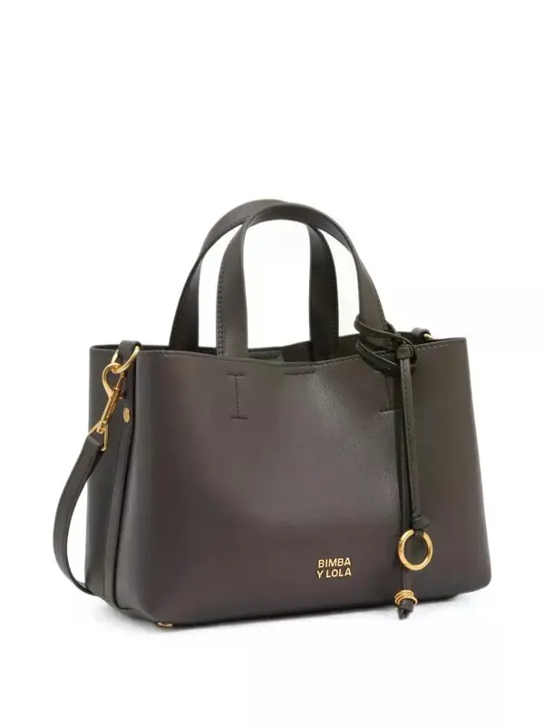 Bimba Y Lola Medium Elephant Leather Chihuahua Tote Bag