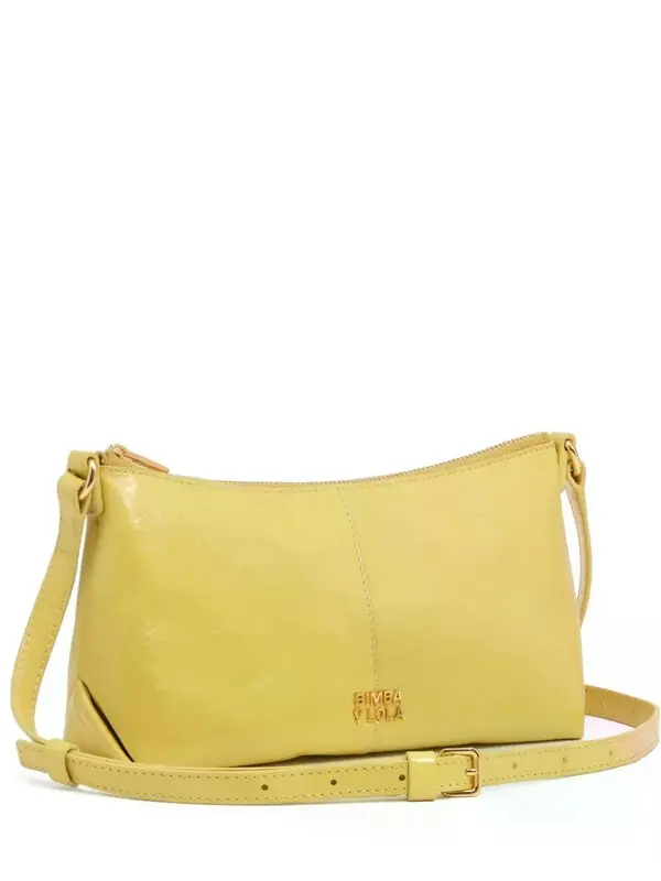 Bimba Y Lola Leather Mini Crossbody Bag - Yellow