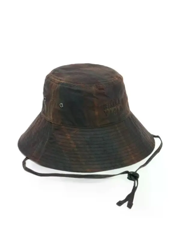 Bimba Y Lola Tartan Coated-fabric Hat