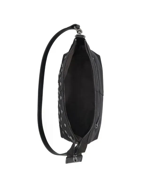 Bimba Y Lola Small Studded Nylon Crossbody Bag