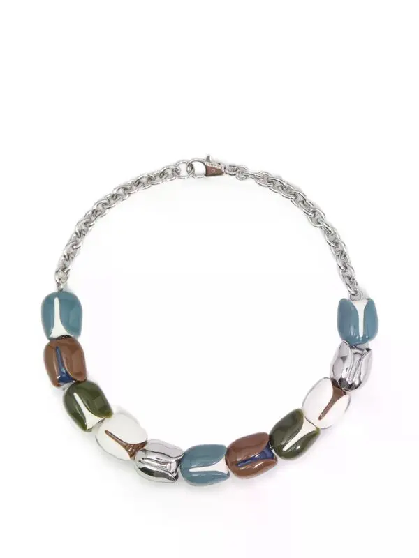 Bimba Y Lola Tulip Chain Necklace - Silver