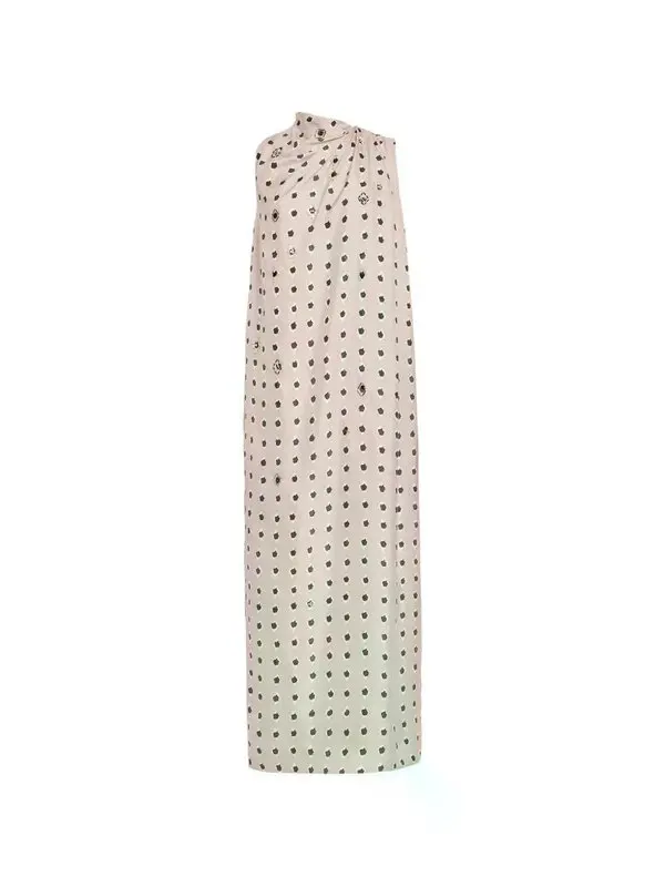 Altuzarra Jackie Draped Midi Dress - Neutrals