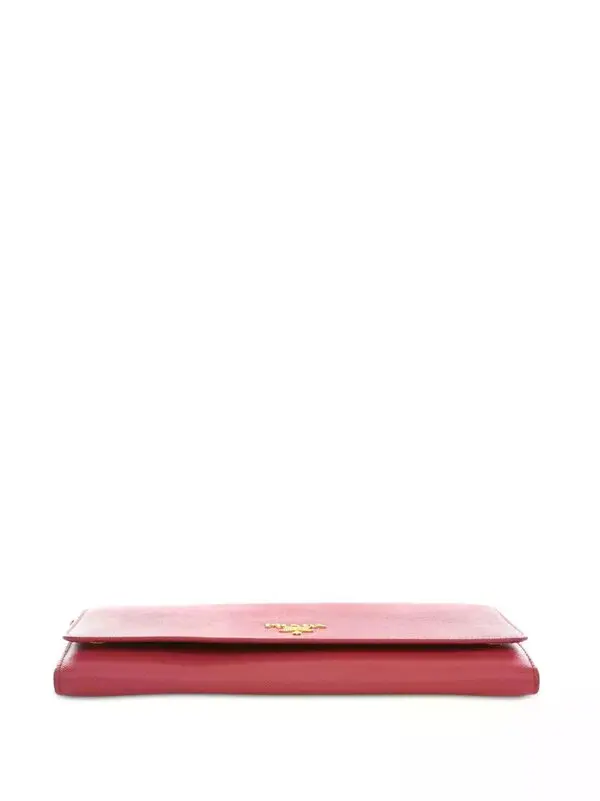 Prada 2010-2026 Saffiano Wallet On Chain Crossbody Bag
