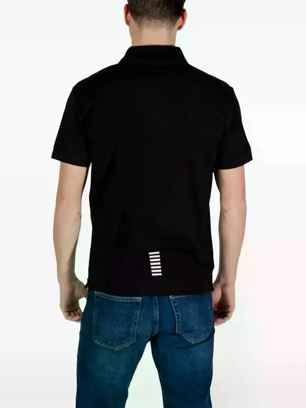 EA7 Logo-print Polo Shirt