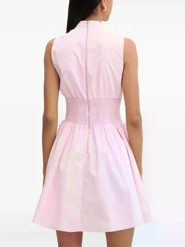 MORGAN Ruched-waist Sleeveless Mini Dress