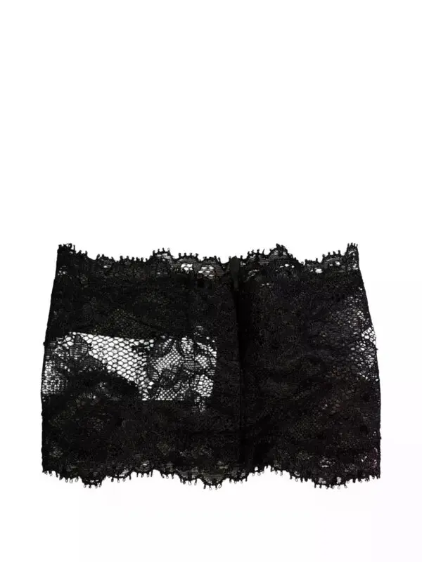 Dolce & Gabbana Lace Bandeau Tank Top - Black