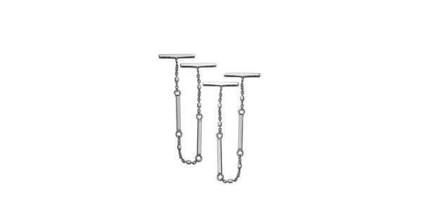 Jennifer Zeuner Jewelry Patricia Earrings 18k Yellow Gold Plated Silver - One-color
