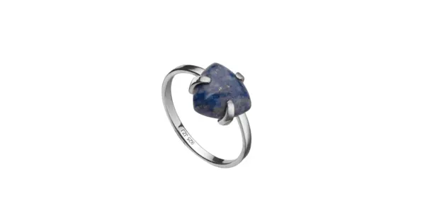 Jennifer Zeuner Jewelry Cora Ring Sterling Silver - Blue