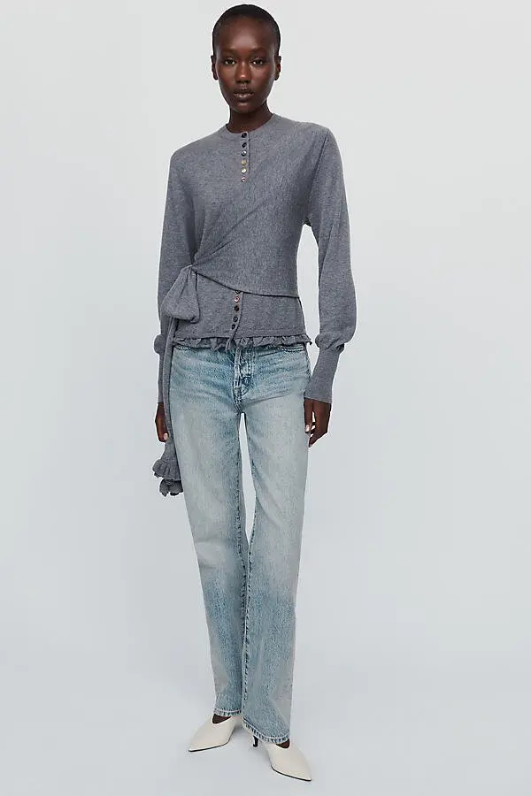 DAMSON MADDER Venna Cotton Wool Cardigan