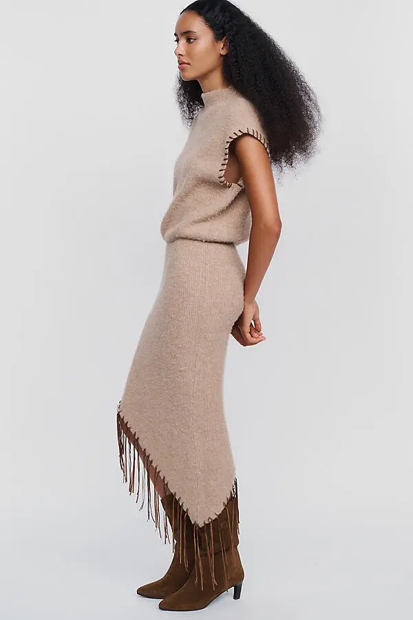 Saylor Senna Asymmetrical Sweater Dress