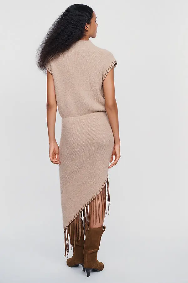 Saylor Senna Asymmetrical Sweater Dress