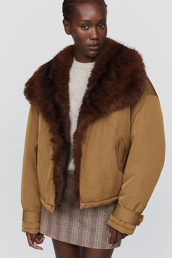 Blanknyc Rotation Faux Fur Led Jacket