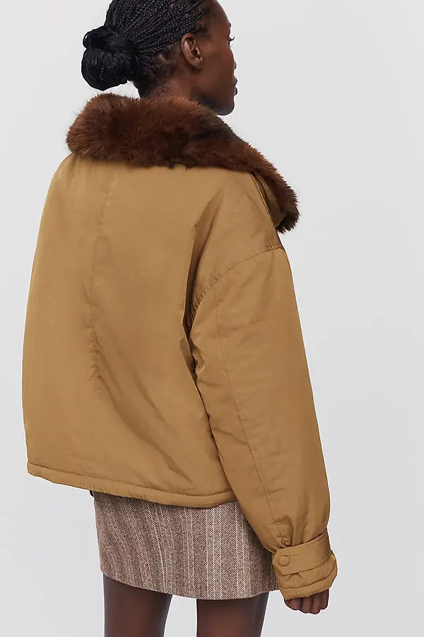 Blanknyc Rotation Faux Fur Led Jacket