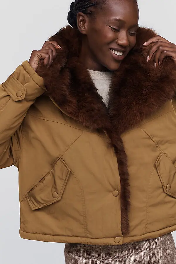 Blanknyc Rotation Faux Fur Led Jacket