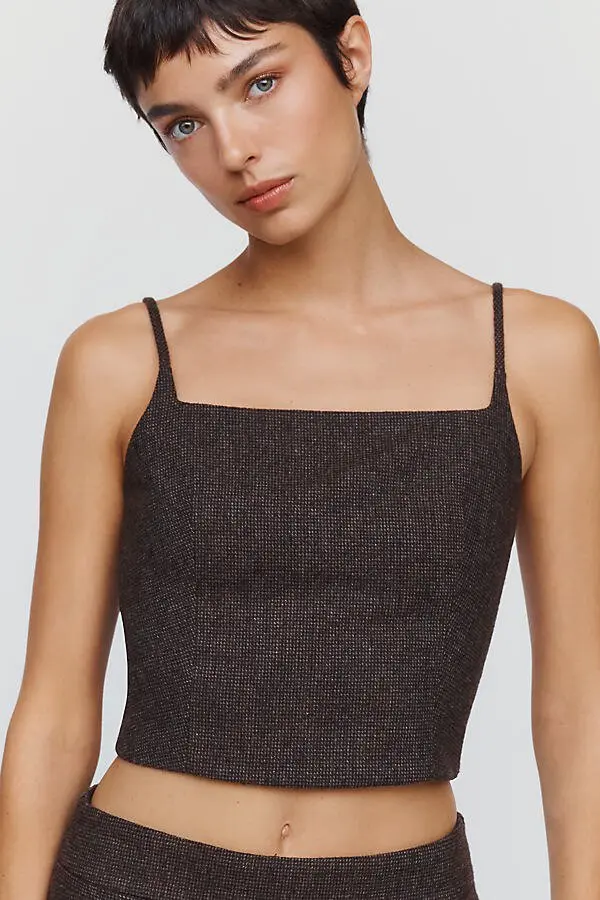 ELODIE Perr Wool Blend Tank Top