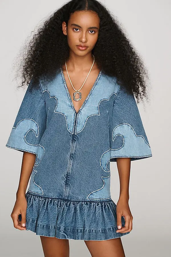 ALEMAIS Jesse Denim Mi Dress