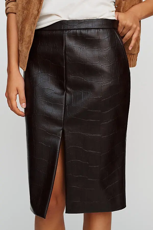 Bardot Rheba Faux Leather Pencil Skirt