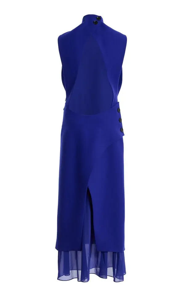 Proenza Schouler Malia Dress In Stretch Wool Crepe