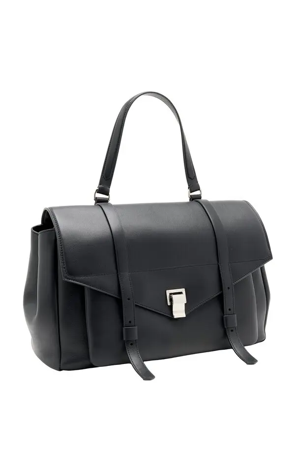 Proenza Schouler Large Ps1 Walker In Smooth Calf - Black