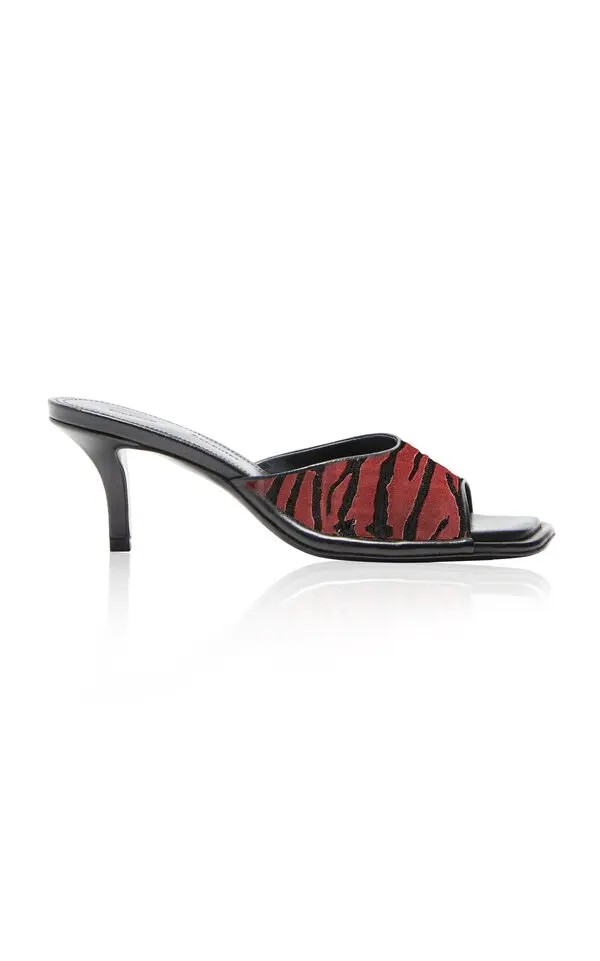 Proenza Schouler Harlow 60 Mule In Tufted Sequin