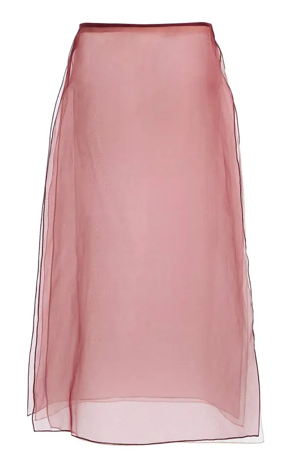 KALLMEYER Franks Layered Silk Midi Skirt