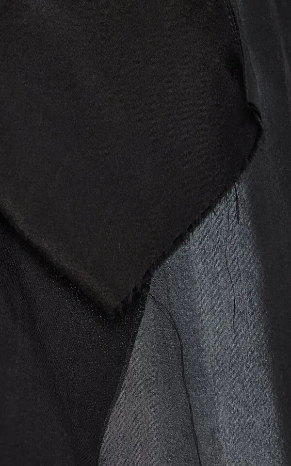 COLLEEN ALLEN Regency Silk Voile Duster - Black