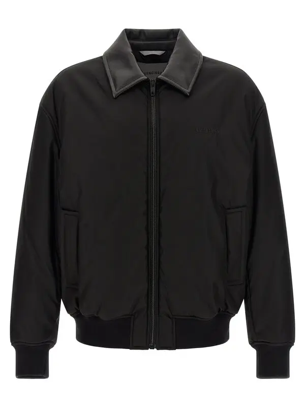 Balenciaga Cocoon' Bomber Jacket - Black